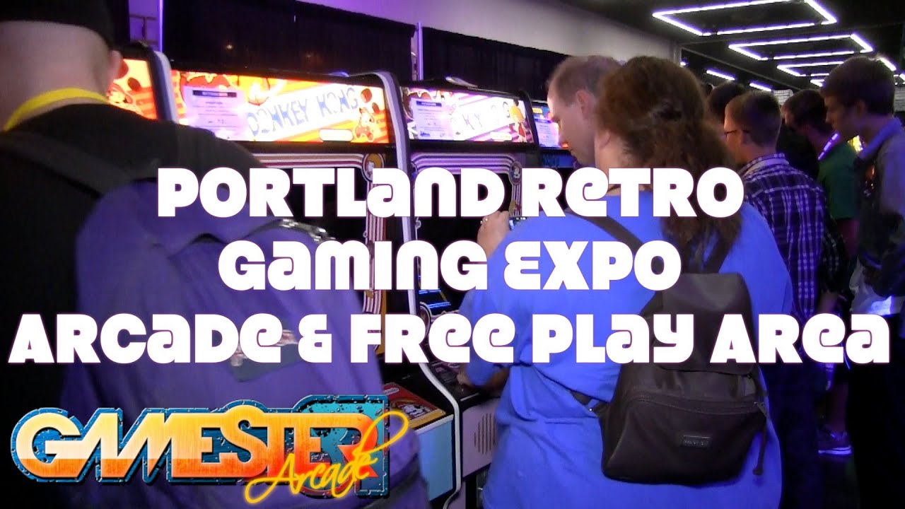 Portland Retro Gaming Expo 2014 Arcade Section & Free Play Area ...