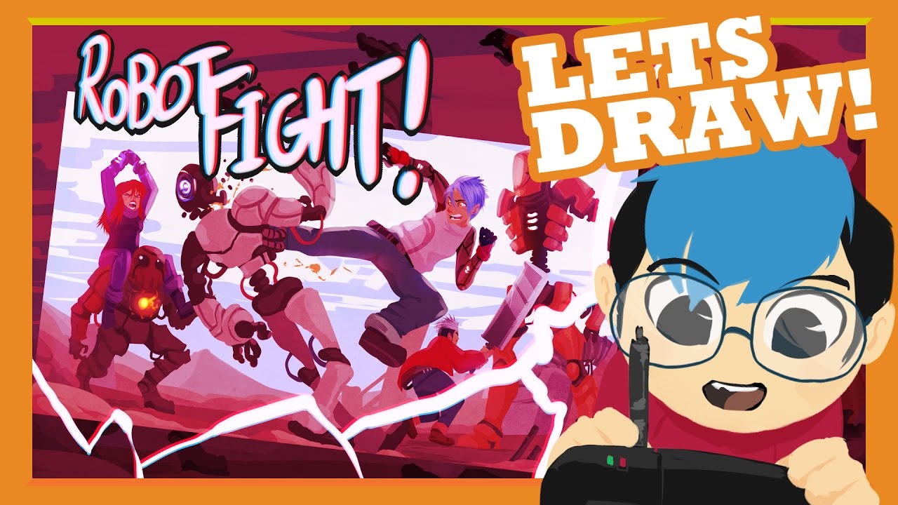 Attack of the Battle Bots! - Lets Draw [Concept Art] - YouTube