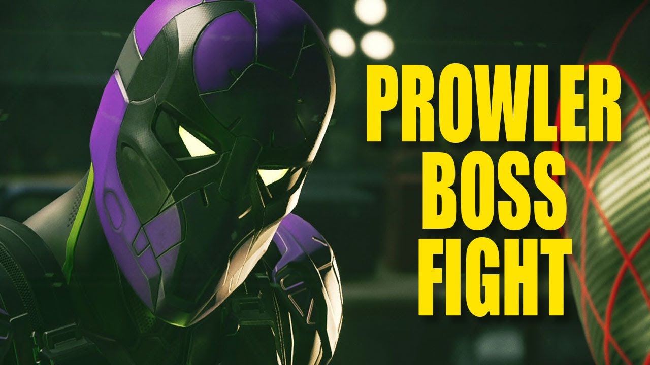 Spider-Man Miles Morales: Prowler Boss Fight | SPOILERS - YouTube
