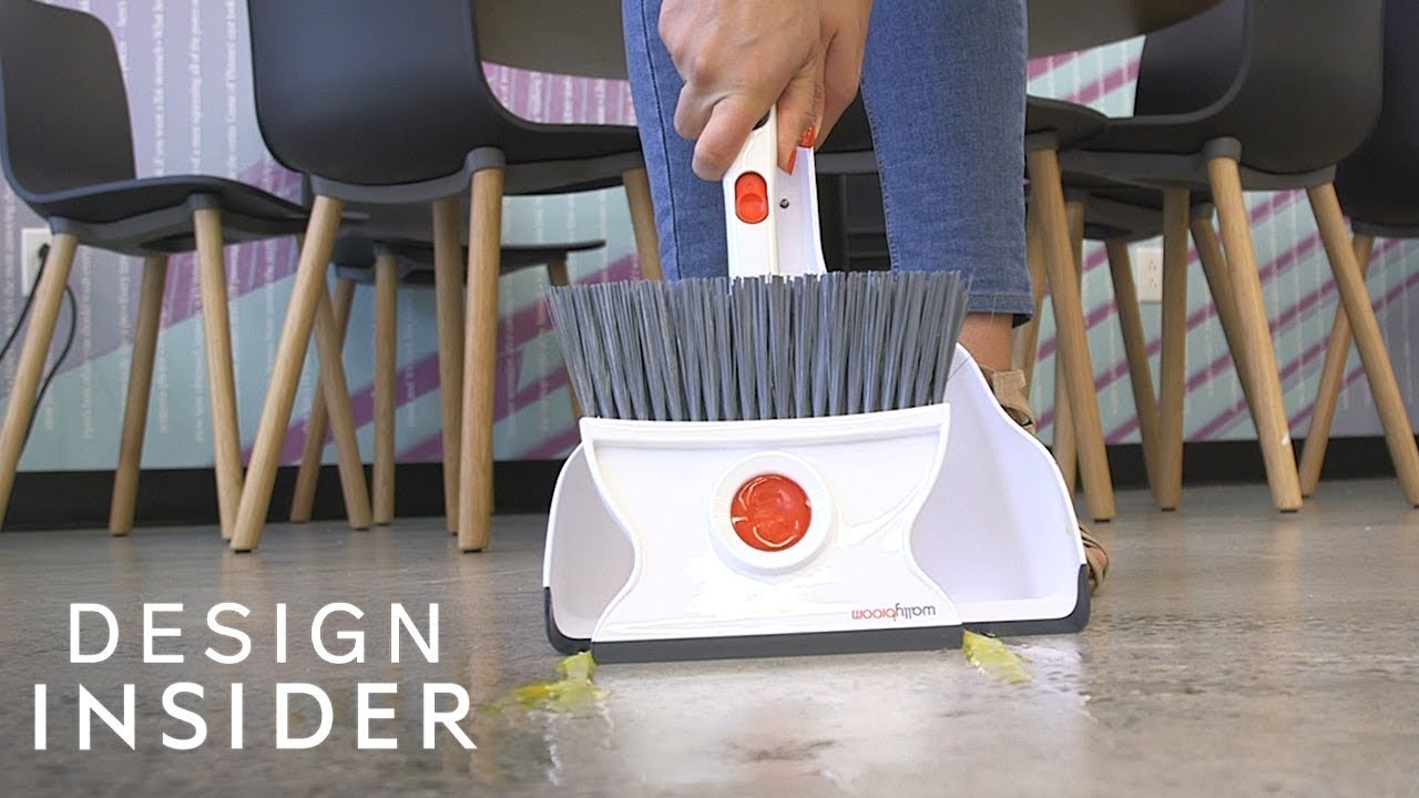Broom Cleans Wet and Dry Spills - YouTube
