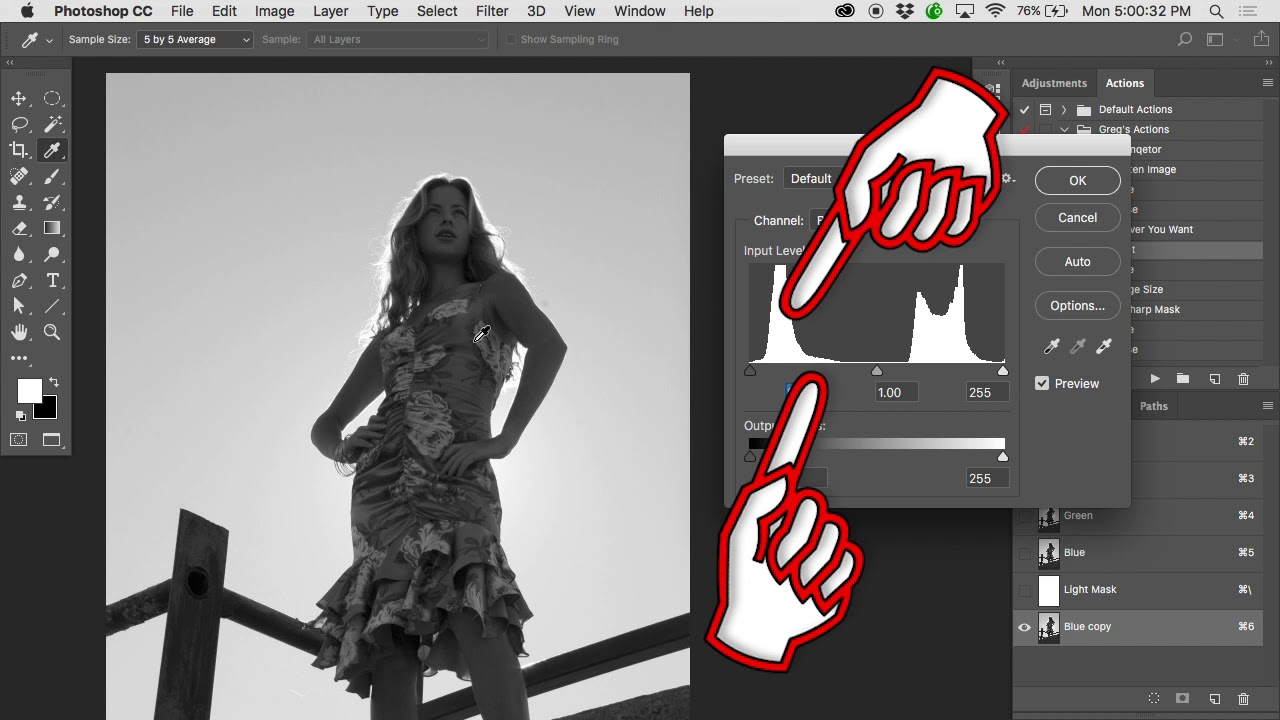 Fixing Exposure with a Channel Mask - YouTube