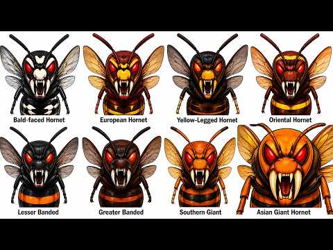 Every Type of Hornet Explained in 8 Minutes