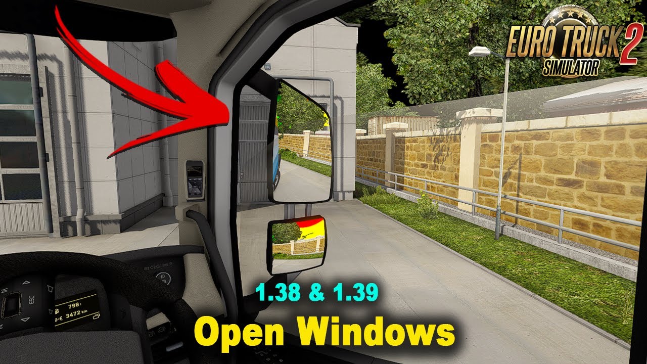 How To Open Truck Windows_In ETS2 & ATS🔺Enable + Tutorial - YouTube