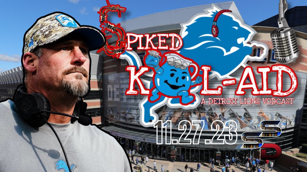 Detroit Lions Spiked Kool-Aid 11.27.23: ARE THE LIONS IN TROUBLE? - YouTube