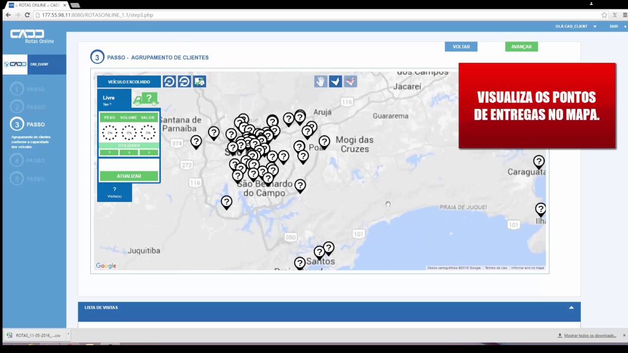 Roteirizador - CADD Rotas Online - YouTube