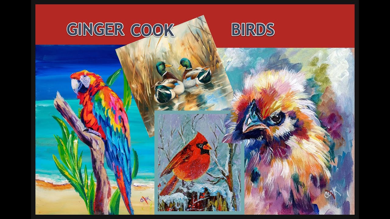 Finding Bird Painting and Tutorials by Subject on My Website Acrylic ...