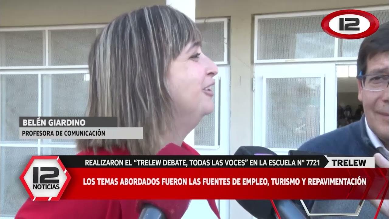 Realizaron el "Trelew debate, todas las voces" en la escuela N° 7721 ...