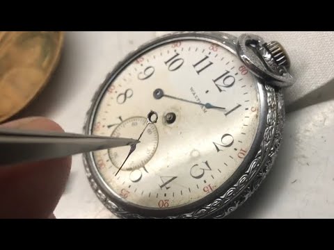 “silver solder” BROKEN watch hand (delicate) - YouTube