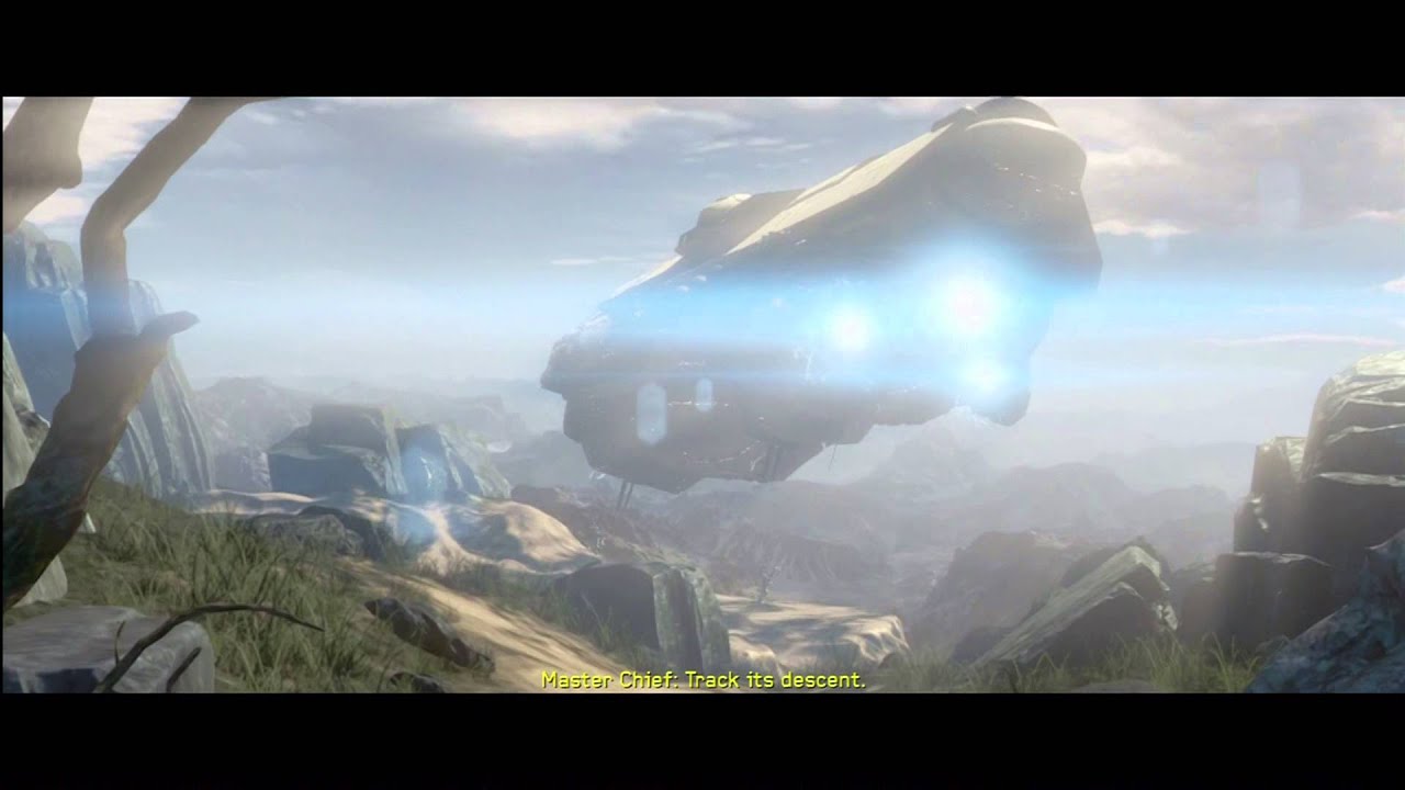 Game Cinematic - Halo 4 - UNSC Infinity - YouTube