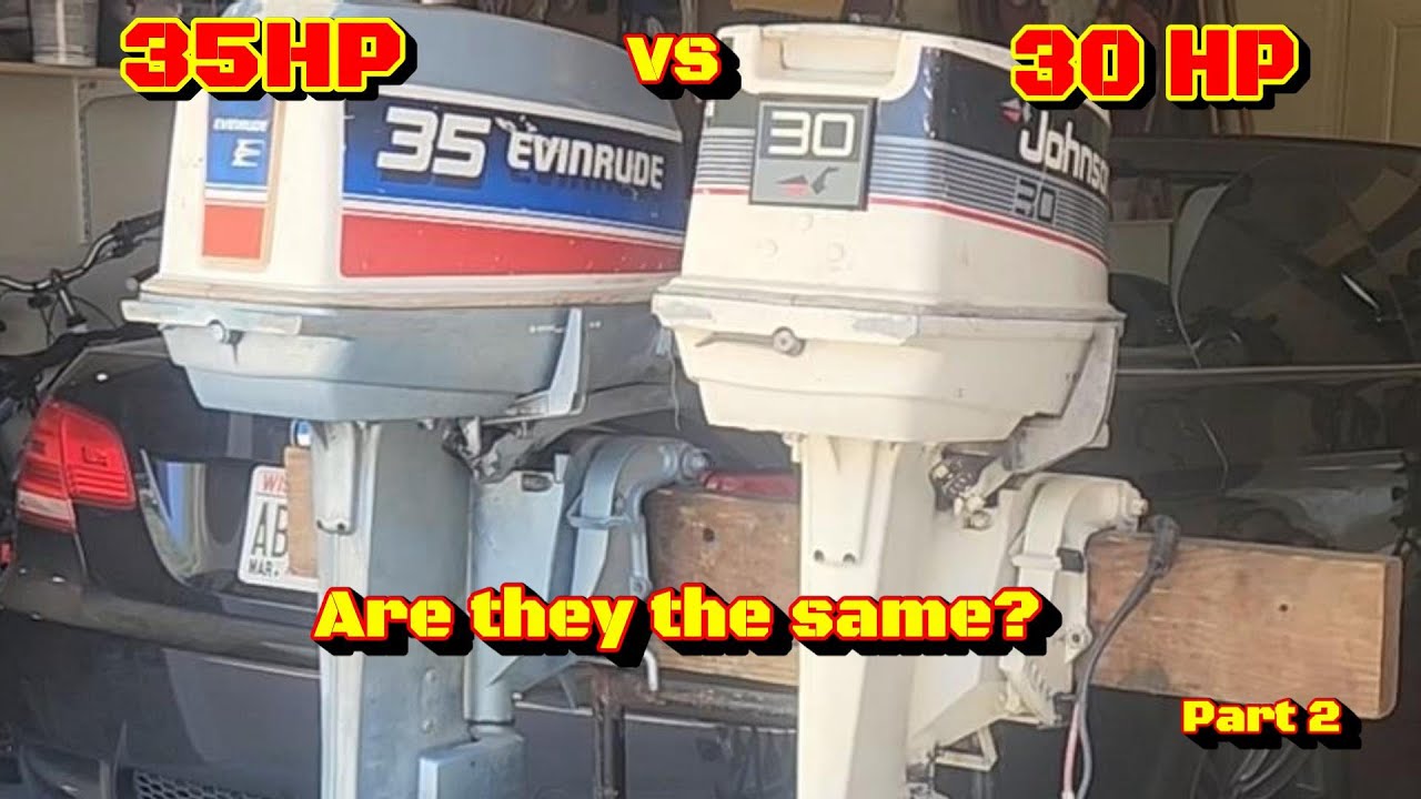 1986 Johnson 30 hp - YouTube