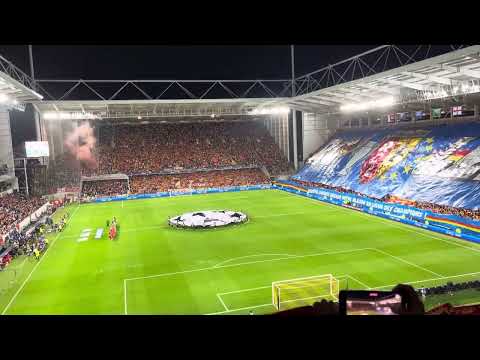 Hymne Champion’s league et « la lensoise »  Lens-Arsenal (2-1) 3 octobre 2023