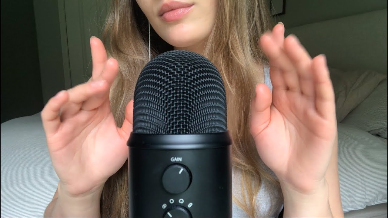ASMR hand sounds & finger fluttering pt 5! - YouTube
