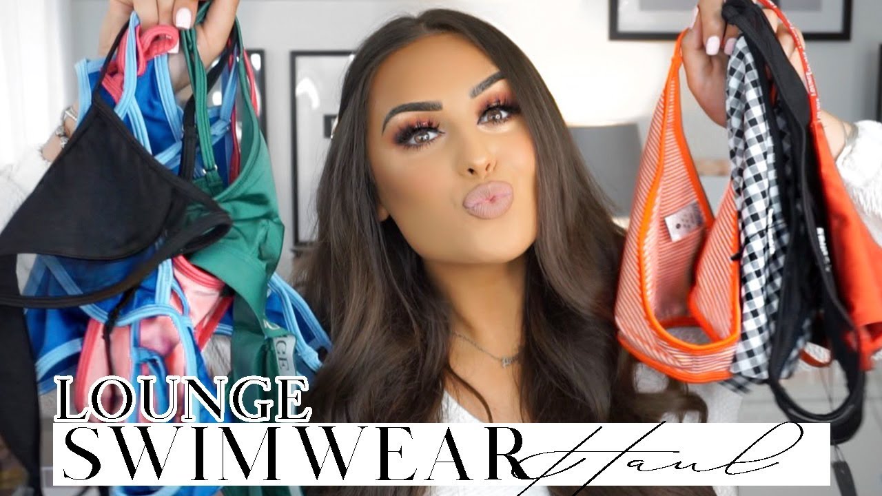 SWIMWEAR HAUL | LOUNGE SWIM 2019 *NEW IN* - YouTube