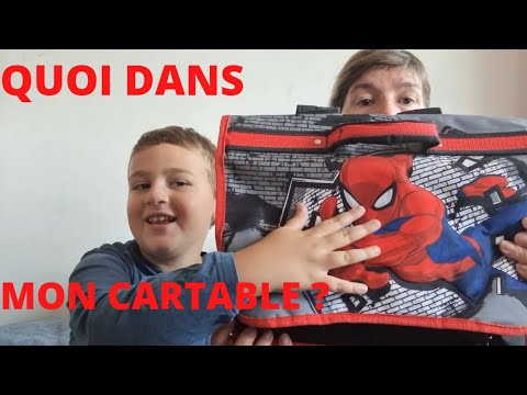 QUOI DANS MON CARTABLE ? Mehdi prépare son cartable pour sa rentrée en ...