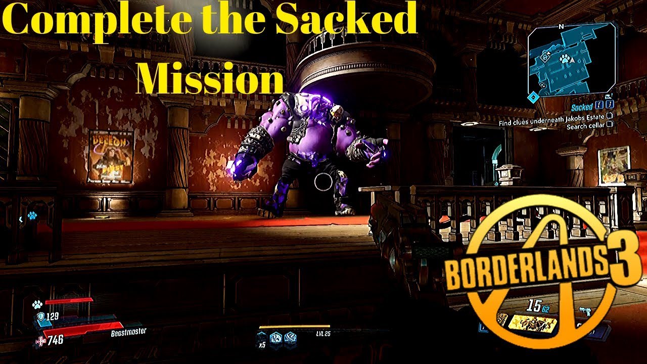 Borderlands 3: Sacked Mission - FL4K Beastmaster Play - YouTube
