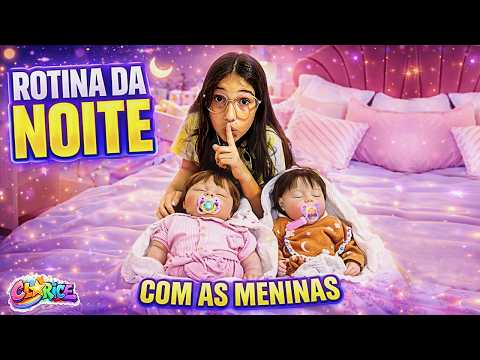 ROTINA DA NOITE COM AS MENINAS COM BRINCADEIRA E HISTORINHA PARA DORMIR l UNIVERSO DA CLARICE