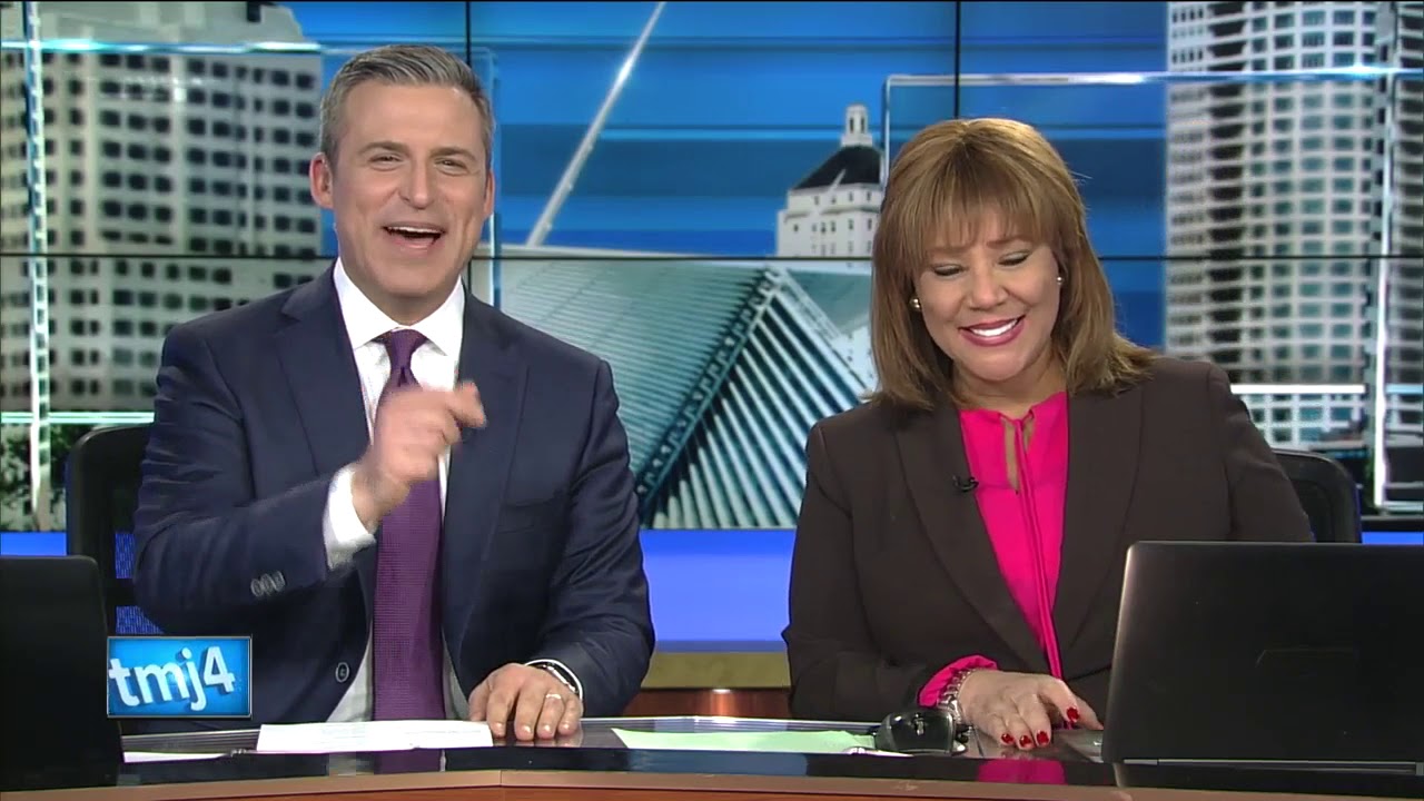 Carole Meekins, Steve Chamraz get serious case of the giggle during ...