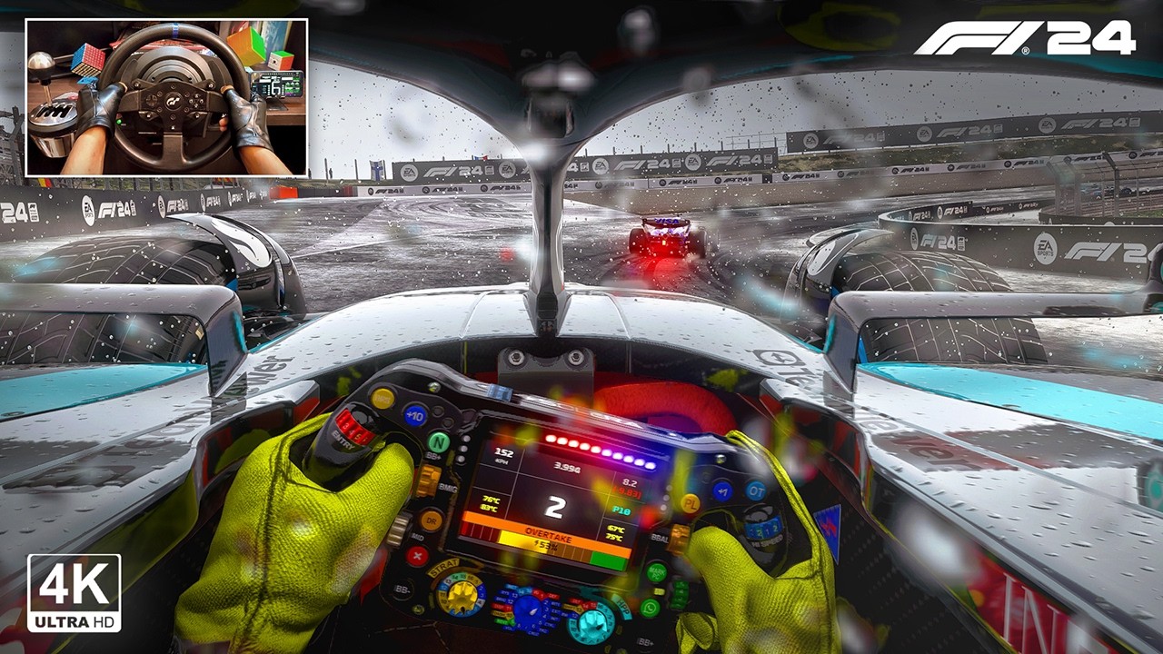 Lewis Hamilton's Mercedes AMG W15 Cockpit View - F1 24 Dutch GP ...