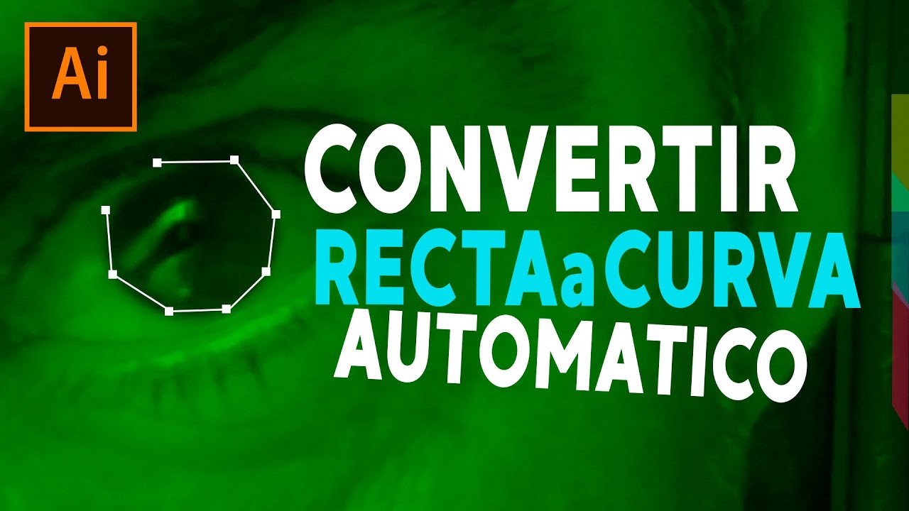 Cómo CONVERTIR un trazado con líneas RECTAS en un path curvo ...