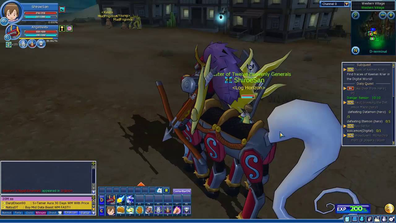 Sleipmon Riding! (Kudamon's Mega) Digimon Masters Online GDMO - YouTube