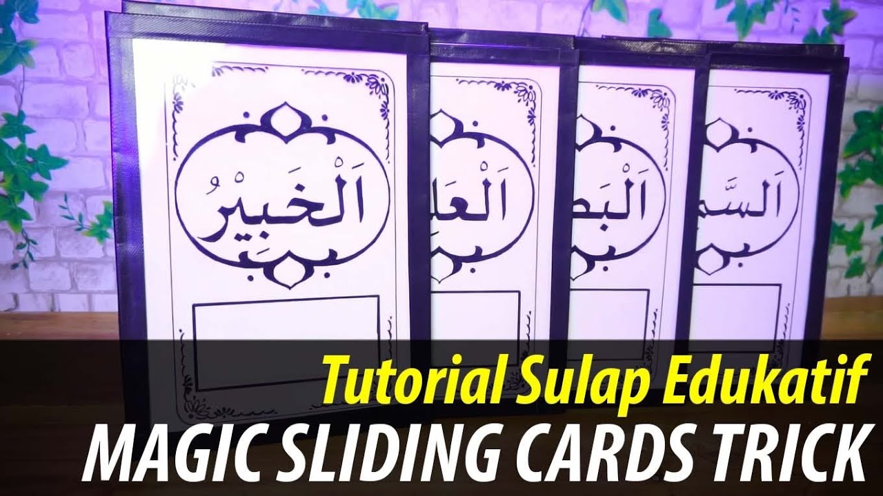 Tutorial Sulap - Sliding Cards Trick - EDUMAGIC - YouTube