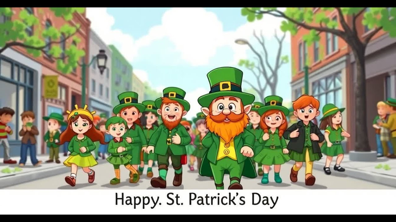 Kids Song About St Patrick's Day|Lucky The Leprechaun's St Patrick Day ...