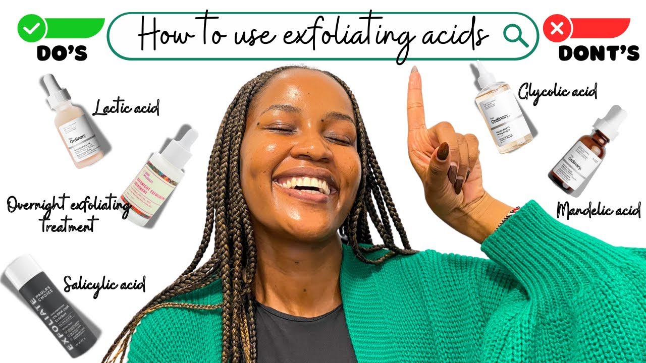 BEST EXFOLIATING ACID FOR YOUR SKIN TYPE: SALICYLIC, GLYCOLIC, LACTIC ...