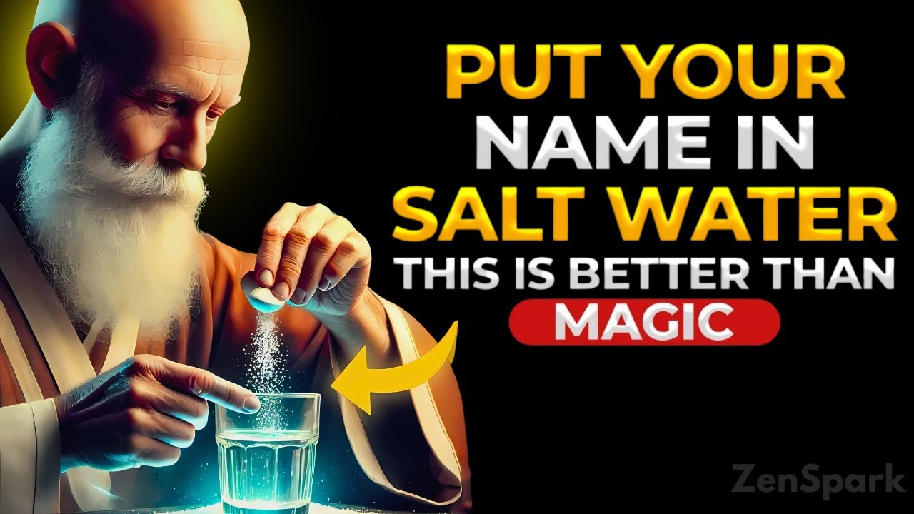 TRY This SALT WATER RITUAL Tonight & See the MAGIC Happen! - Buddhist ...