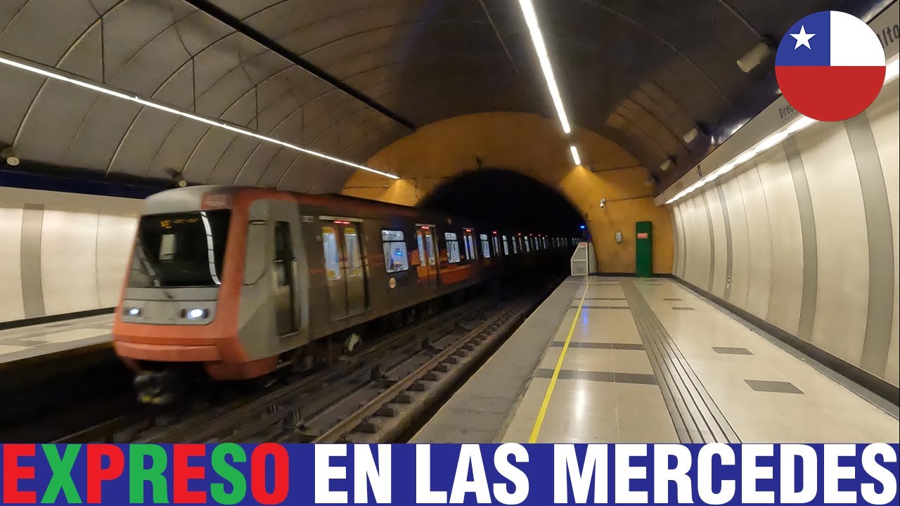 Metro De Santiago | Servicio Expreso en Las Mercedes - YouTube