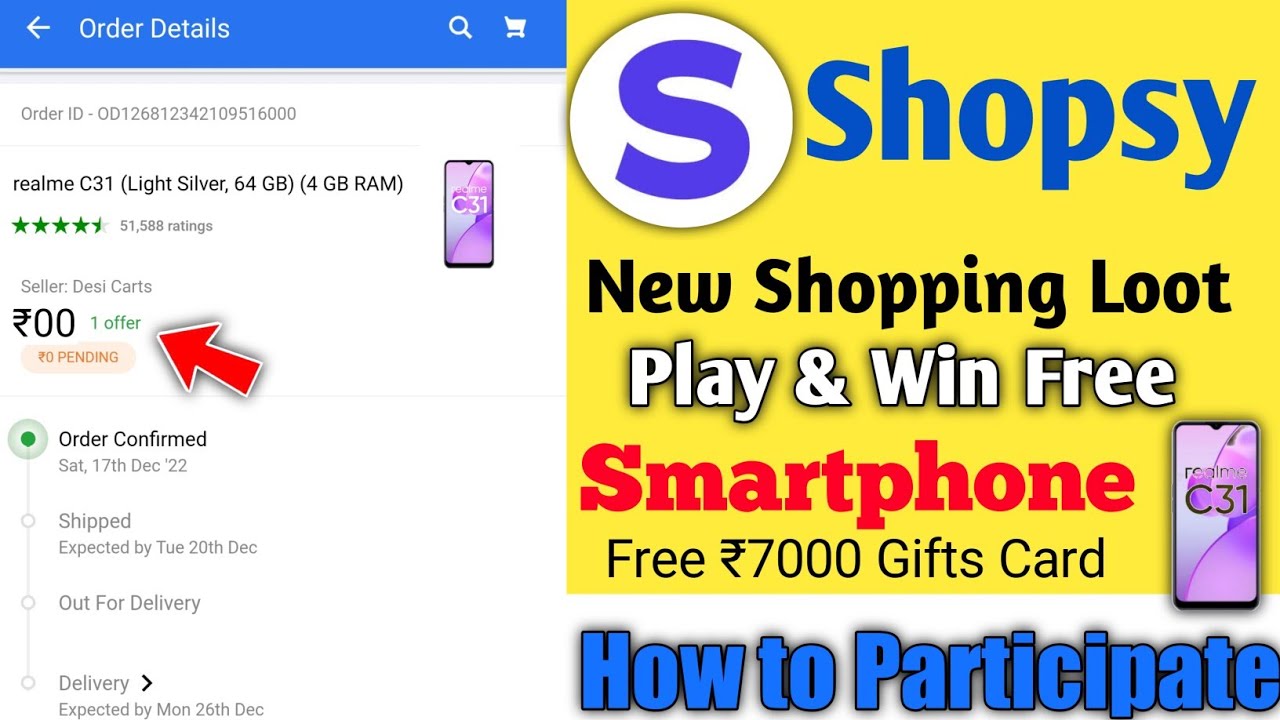 Shopsy ₹00 Shopping Offer | Play & win Free Smartphone | Free me ...