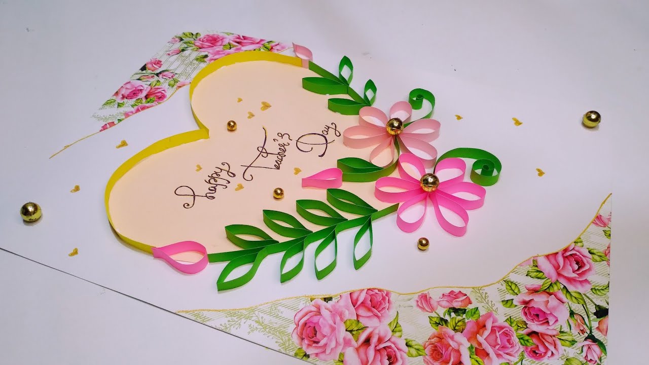 Teacher's day gift making idea with paper / A4 nirmana / teacher's day ...