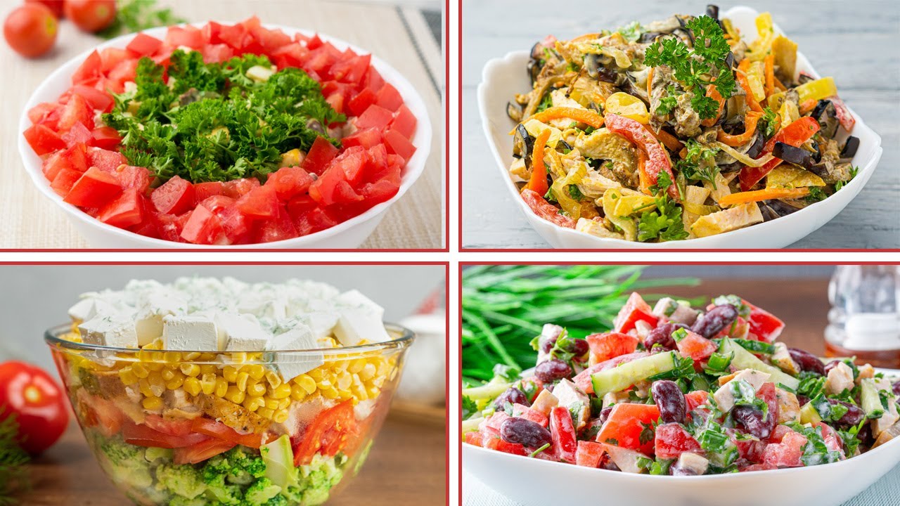 Eat these salads every day and get rid of belly fat! 4 salad recipes ...