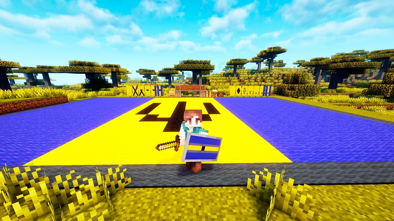 Minecraft: Barbados banner tutorial | How to make the flag of Barbados ...