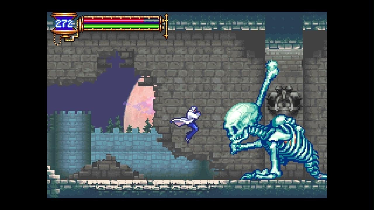 Castlevania Aria of Sorrow Boss Creaking Skull - YouTube