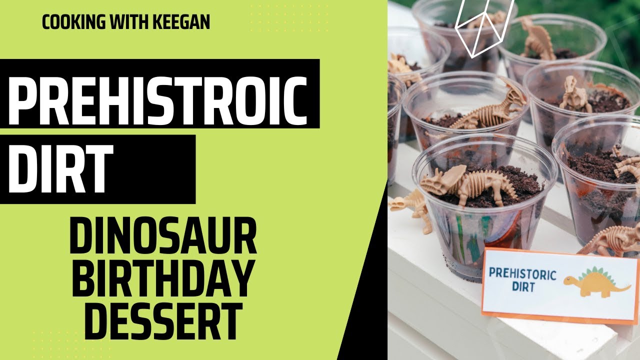 Cooking with Keegan: Prehistoric Dirt Cups - perfect for a fun dinosaur ...