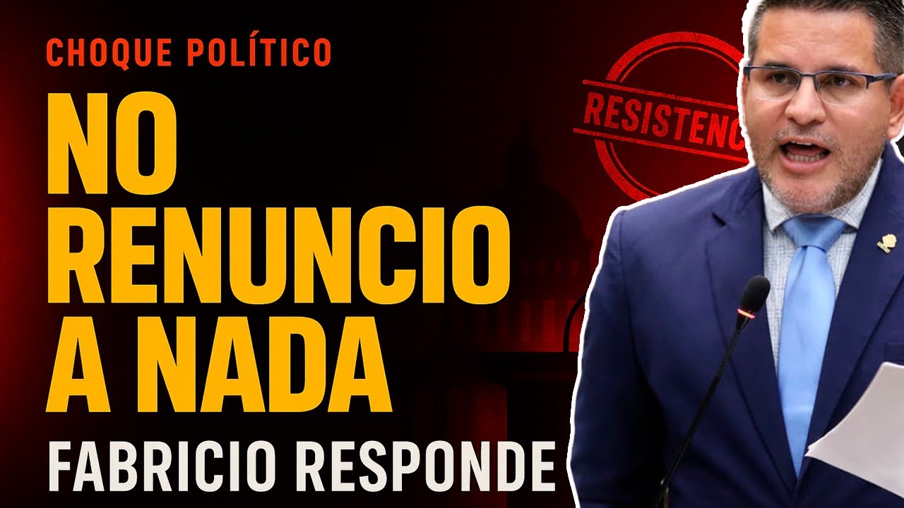 “NO RENUNCIO A NADA”: Fabricio responde con fuerza a sus críticos - YouTube