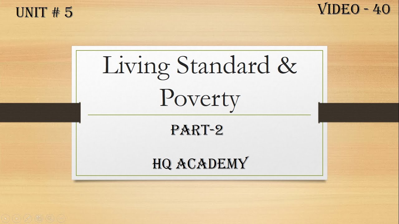 Unit-5 Poverty |Absolute vs Relative poverty| |Cambridge IGCSE ...