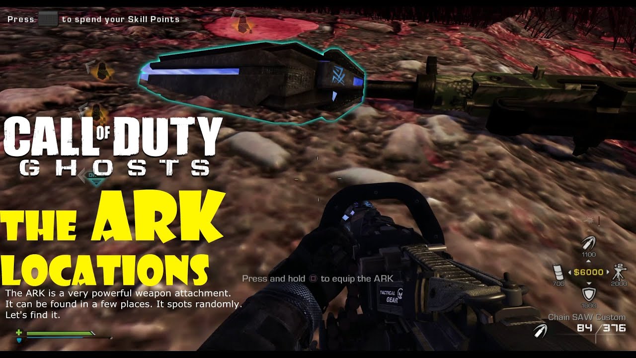The ARK attachment locations - Invasion / Awakening / CoD: Ghosts ...