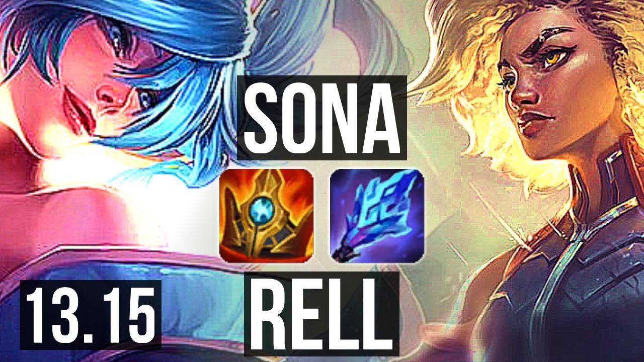SONA & Xayah vs RELL & Jinx (SUP) | 2/0/12, 1600+ games, 1.3M mastery ...