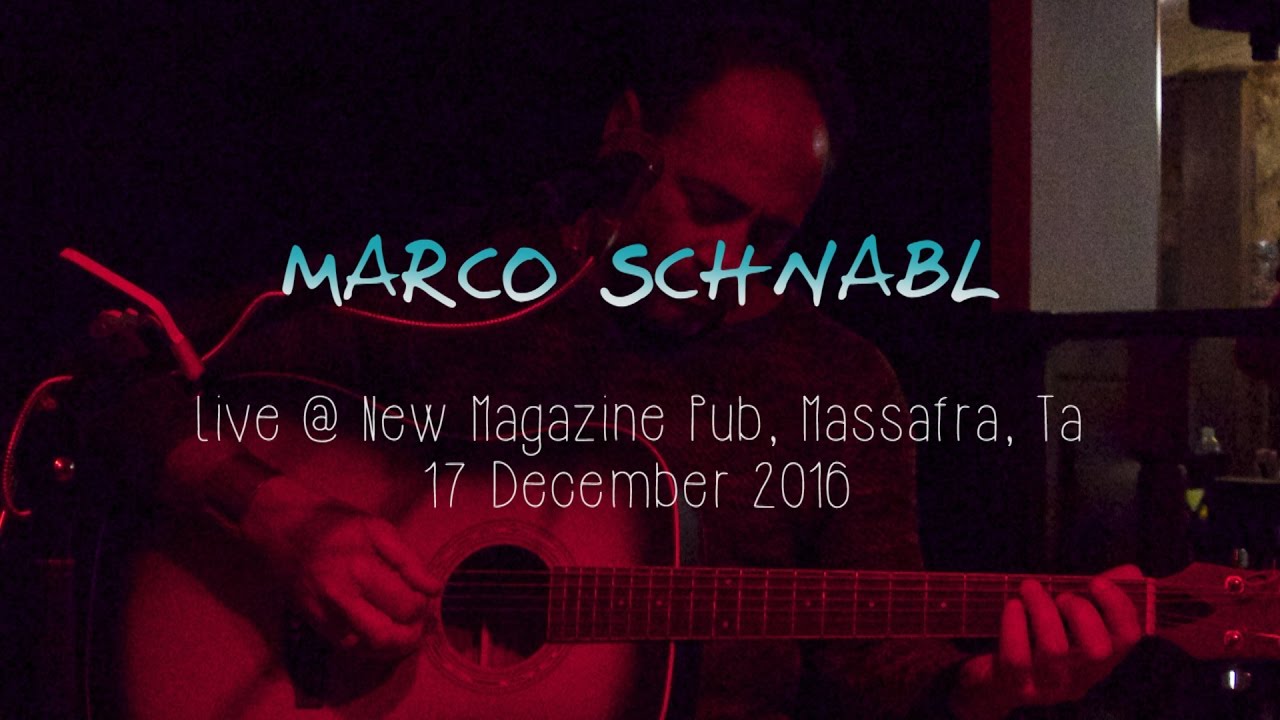 MARCO SCHNABL performs "What about" from his debut album. - YouTube