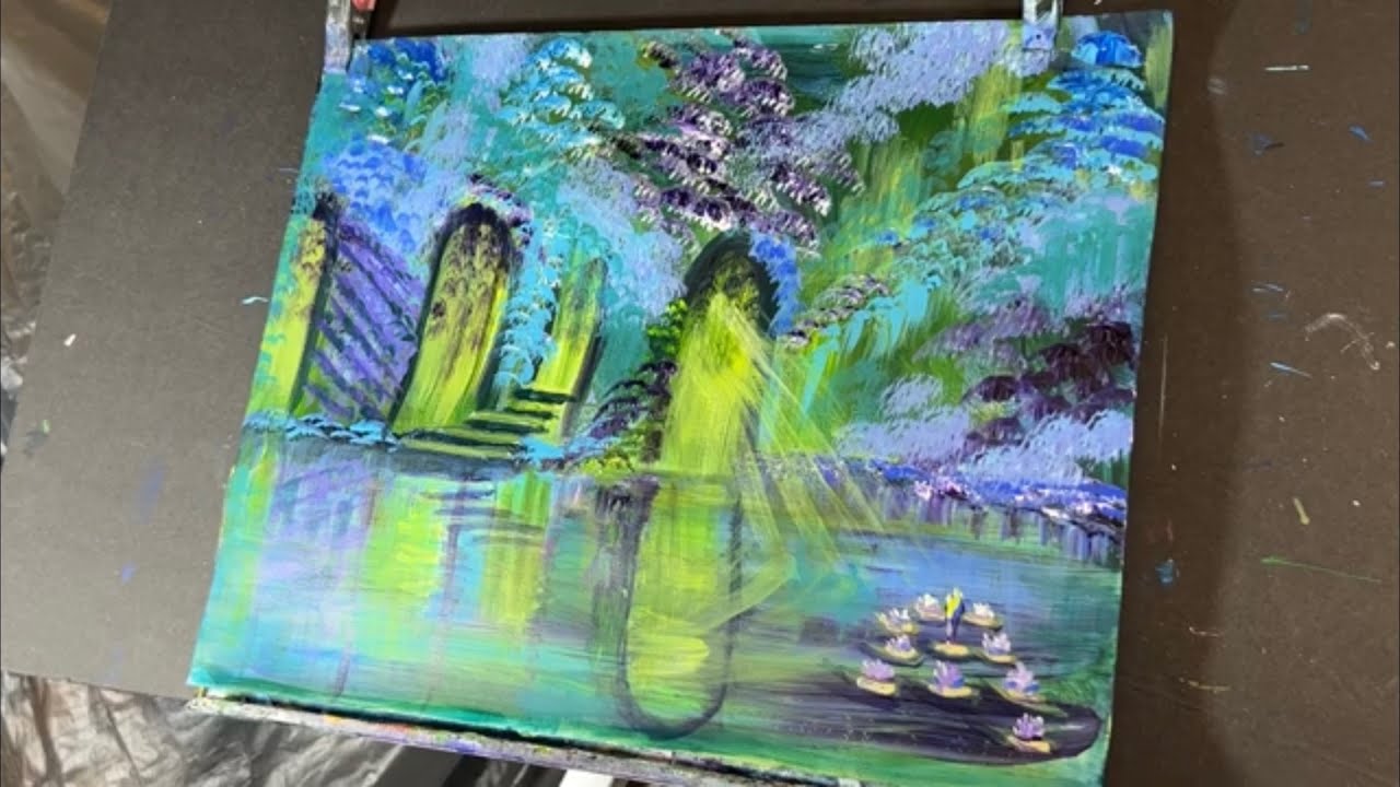 How to paint Hidden Wonders by Joni Young Art follow along tutorial ...