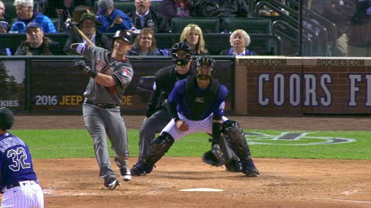 ARI@COL: Herrmann pads lead with an RBI triple - YouTube