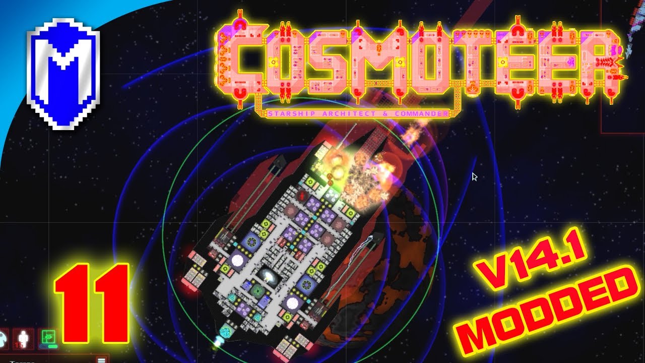 More Weapons And Shields! - Let's Play Cosmoteer v14.1 Mods Gameplay Ep ...