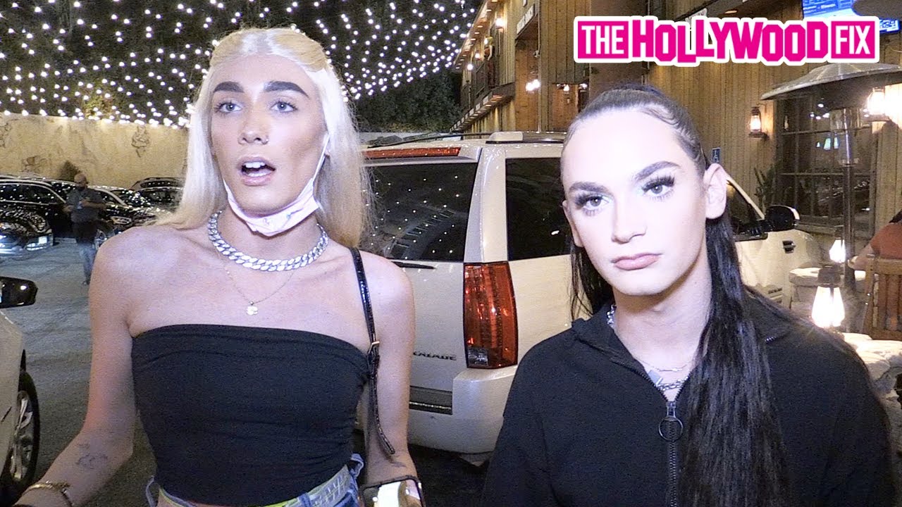 Stassie Huff & Leah Skye Call Out Bryce Hall & Nikita Dragun While Leaving Dinner At Saddle ...