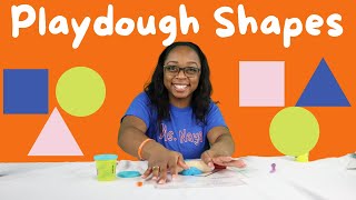 How to Practice Shapes with Playdough | Math Activity |... | Doovi