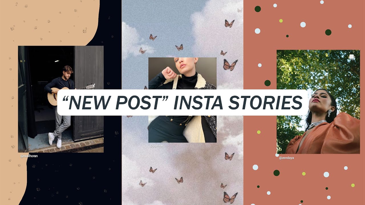 6 CREATIVE "NEW POST" INSTA STORY IDEAS - YouTube