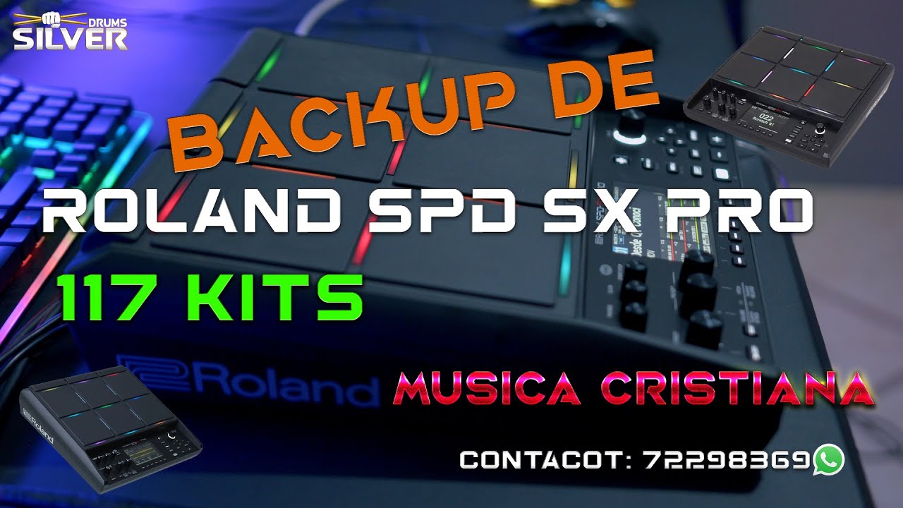 Backup Roland spd sx PRO 2024 117 Kits Programados - YouTube