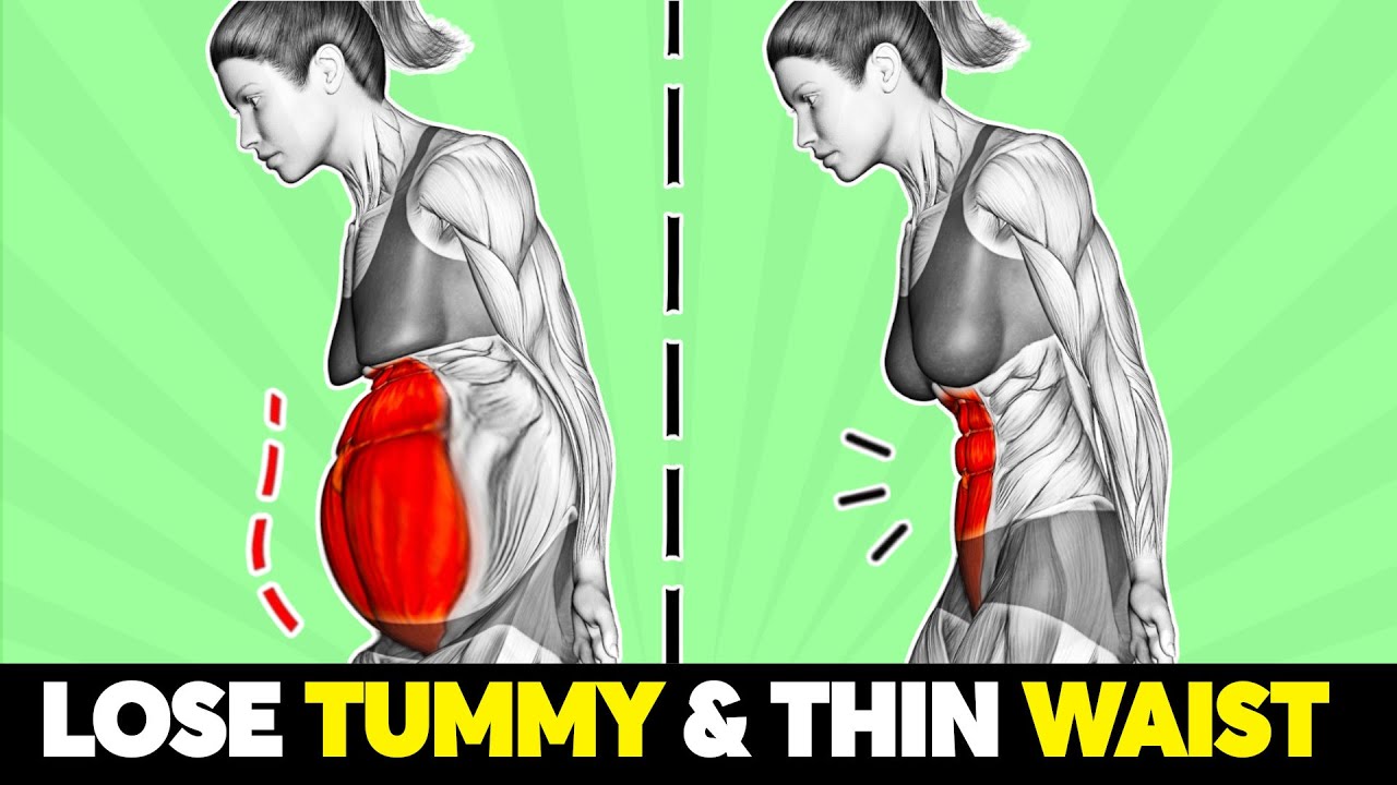 30 Min Small Waist Workout Hourglass Figure Flat Tummy Youtube