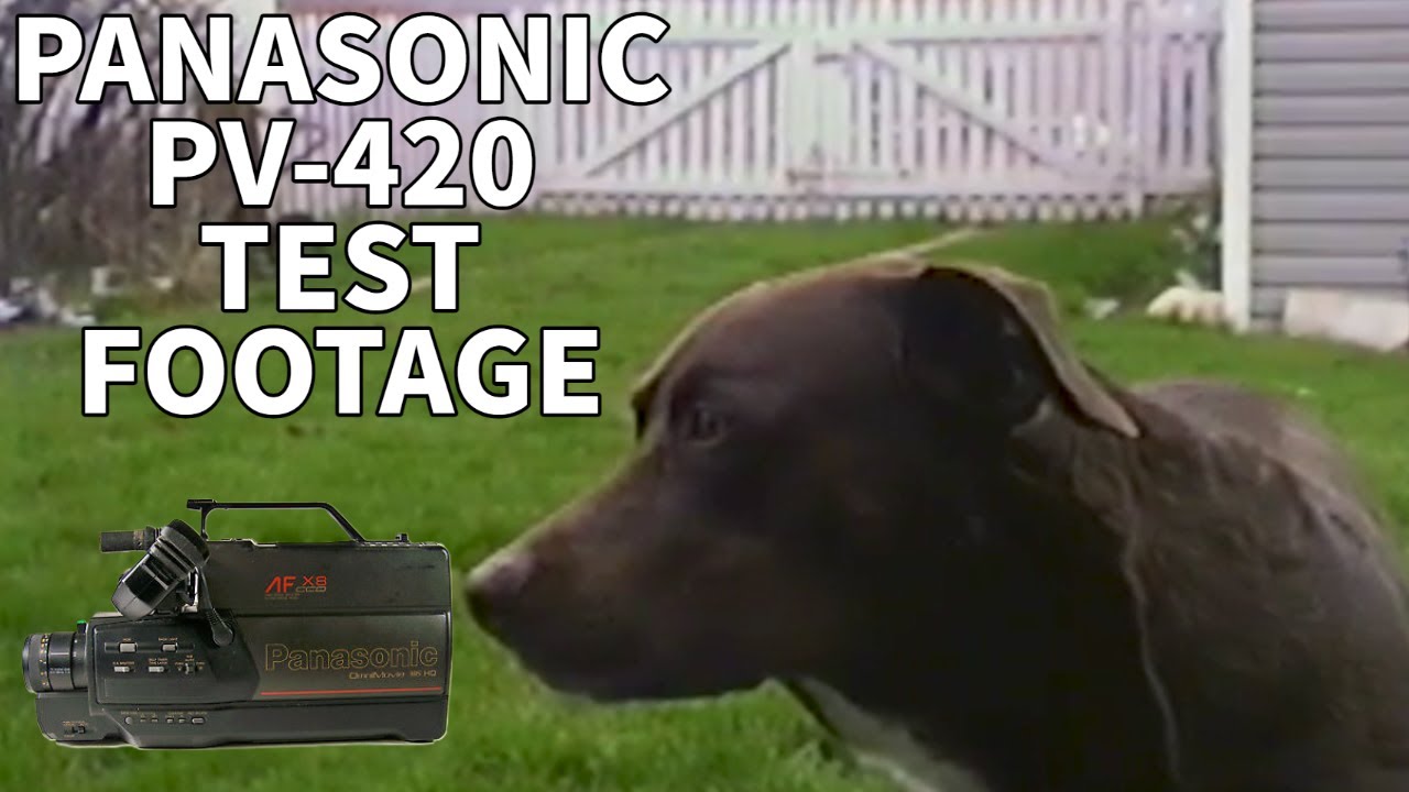 [Test Footage] Panasonic PV-420 From 1989 - YouTube
