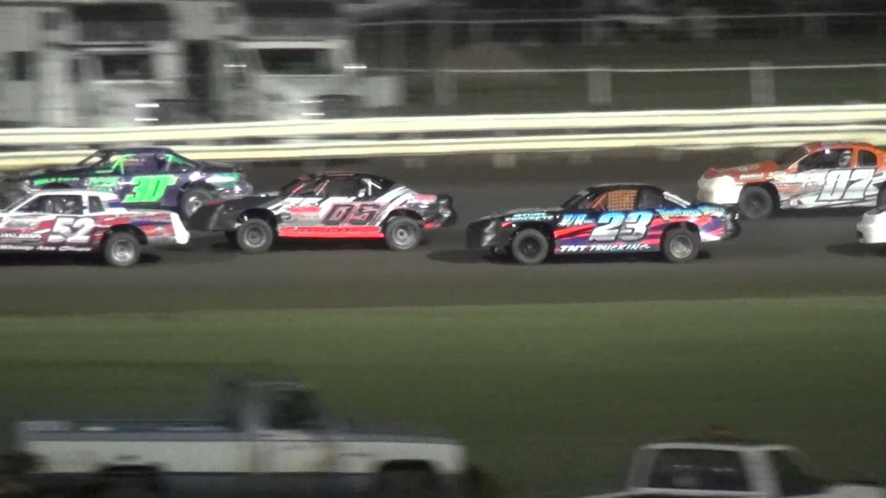 Lee County Speedway IMCA Stock Car feat.6/13/14 - YouTube